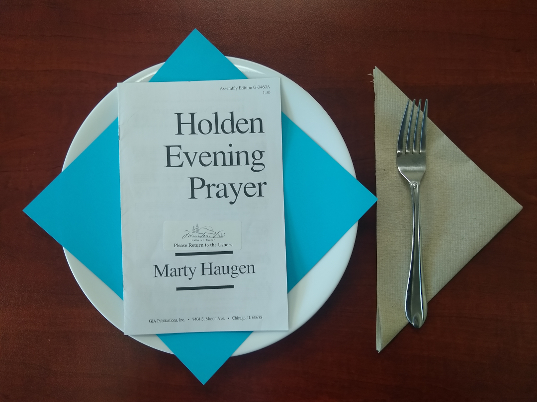 Midweek Meal and Holden Evening Prayer – Mountain View Lutheran Church