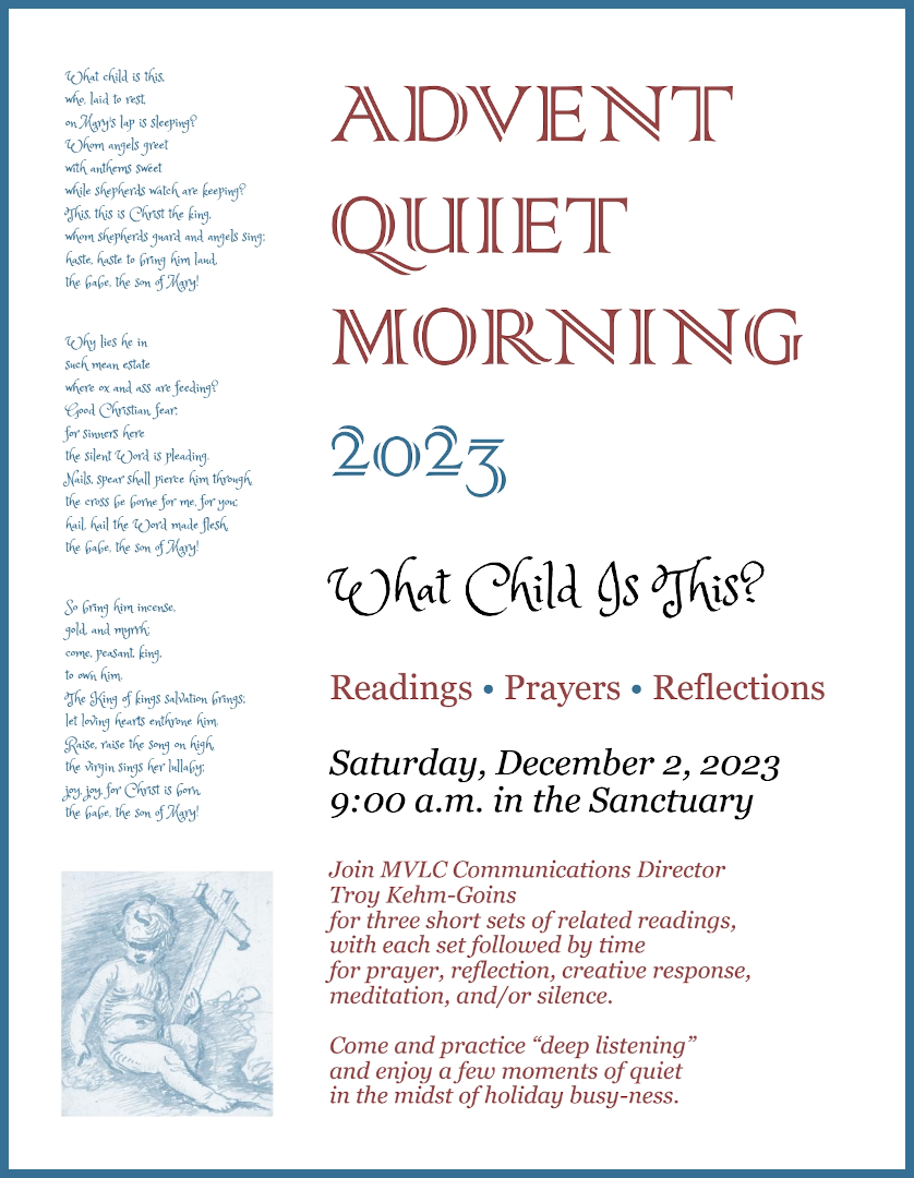 Advent Quiet Morning – Mountain View Lutheran Church